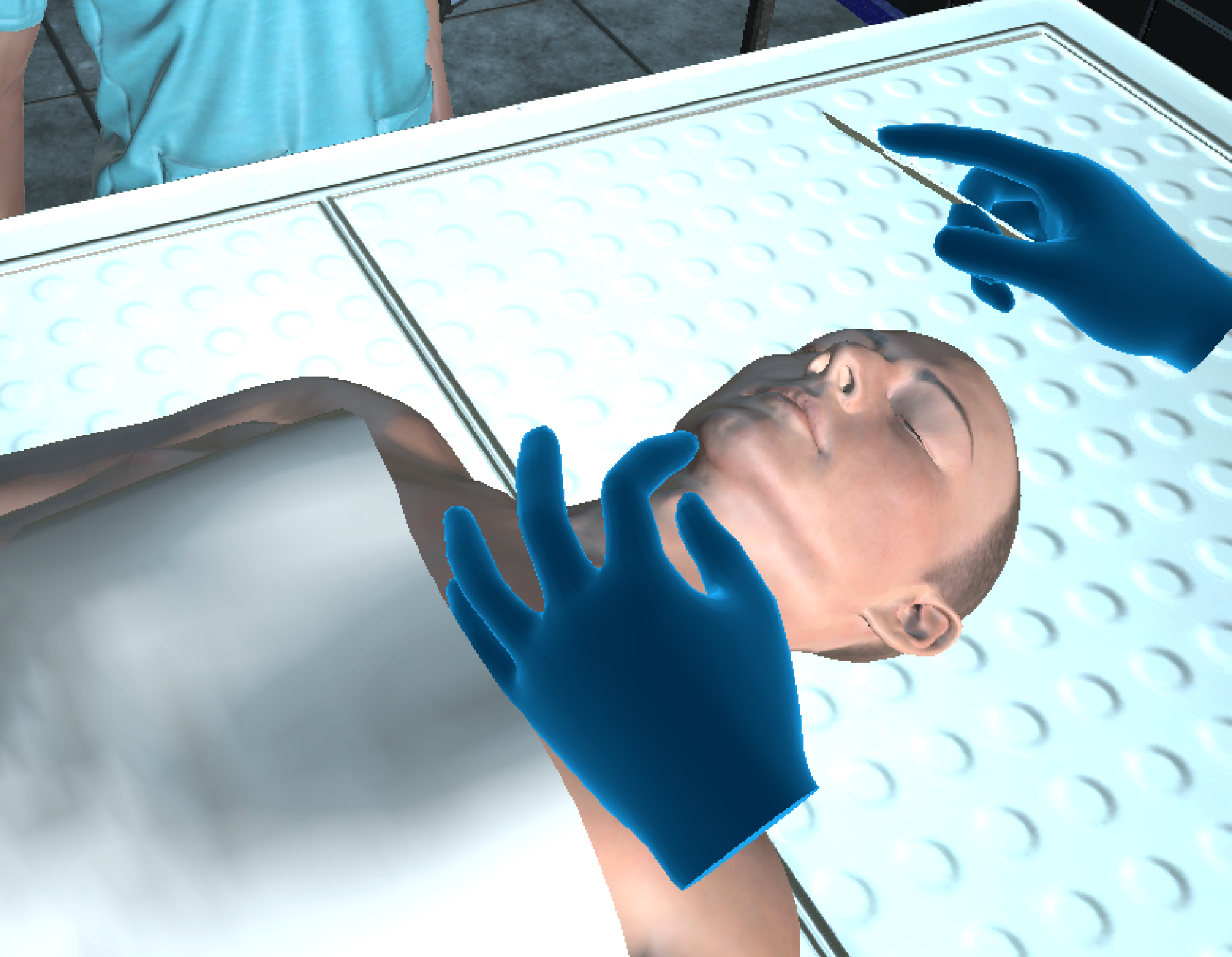 VR-Simulator for Performing Medical Procedures.